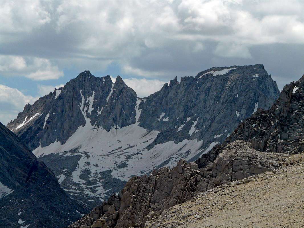 Mt. Dade and Mt. Abbot from "Mono Pass Peak" : Photos, Diagrams & Topos ...