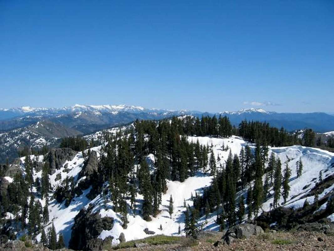 The Trinity Alps, as seen... : Photos, Diagrams & Topos : SummitPost