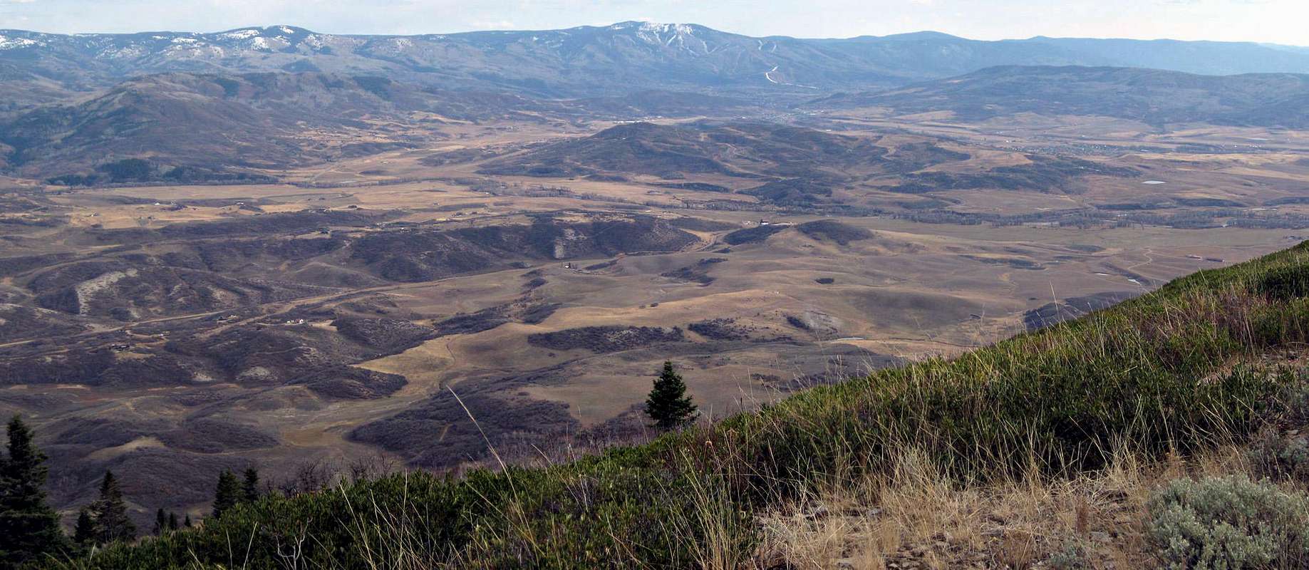 Steamboat Springs and Yampa Valley from Sleeping Giant : Photos ...