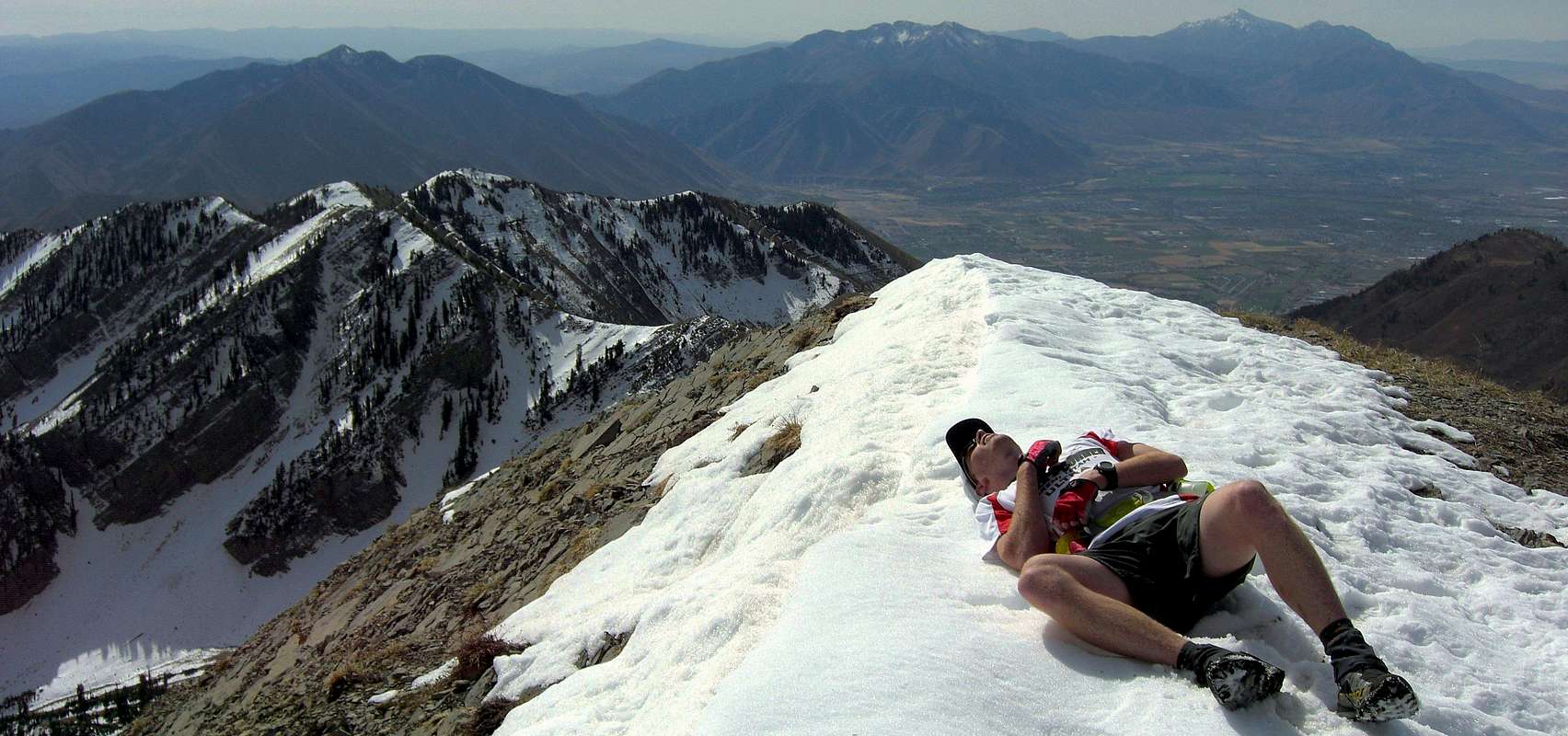 Catching my breath on the Summit of Provo Peak : Photos, Diagrams ...