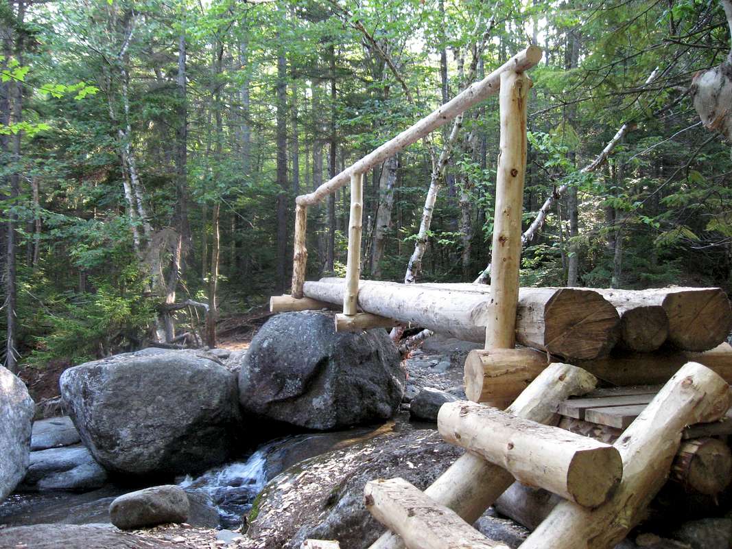 log bridge : Photos, Diagrams & Topos : SummitPost