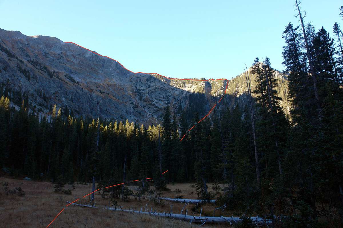 The access to the NW Ridge from Rio Quemado Valley : Photos, Diagrams ...