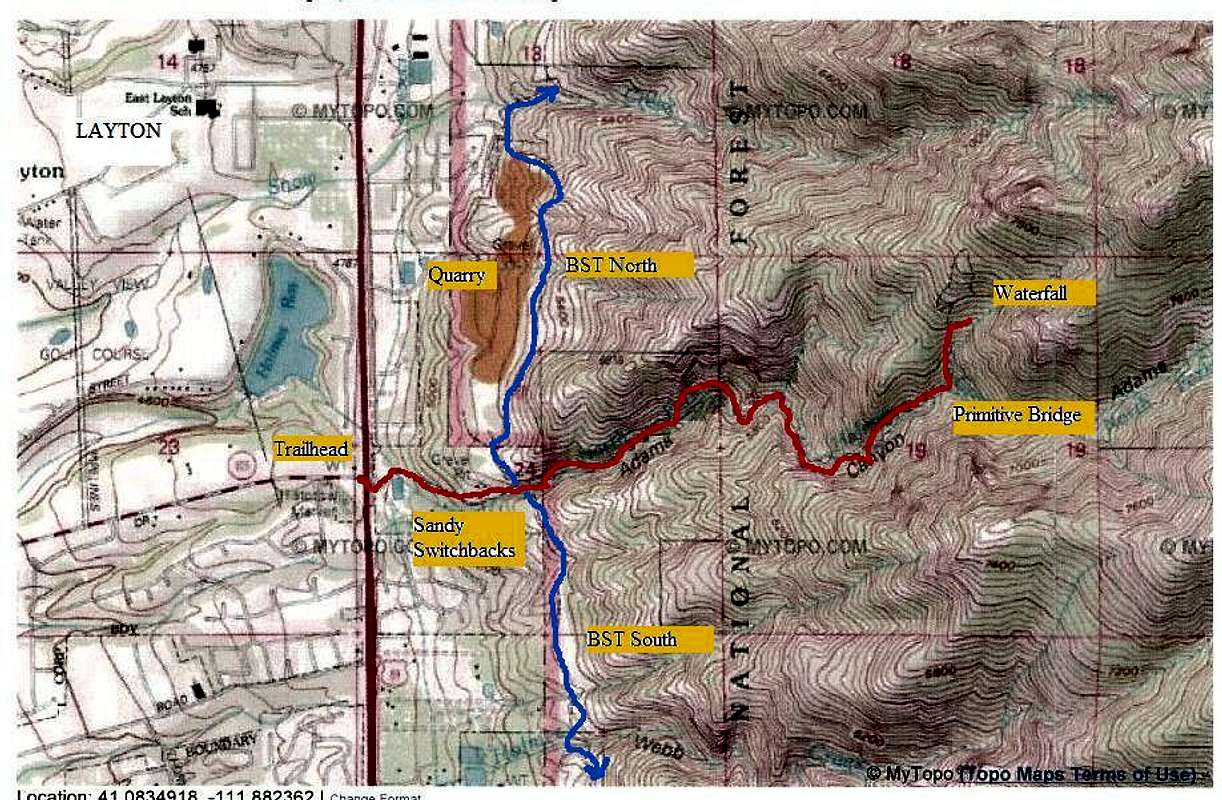 Adams area Map : Photos, Diagrams & Topos : SummitPost