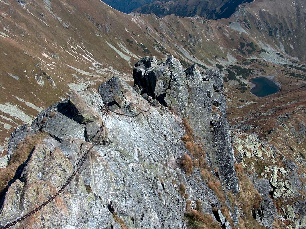 The "horse ridge" of Ostrý Roháč : Photos, Diagrams & Topos : SummitPost