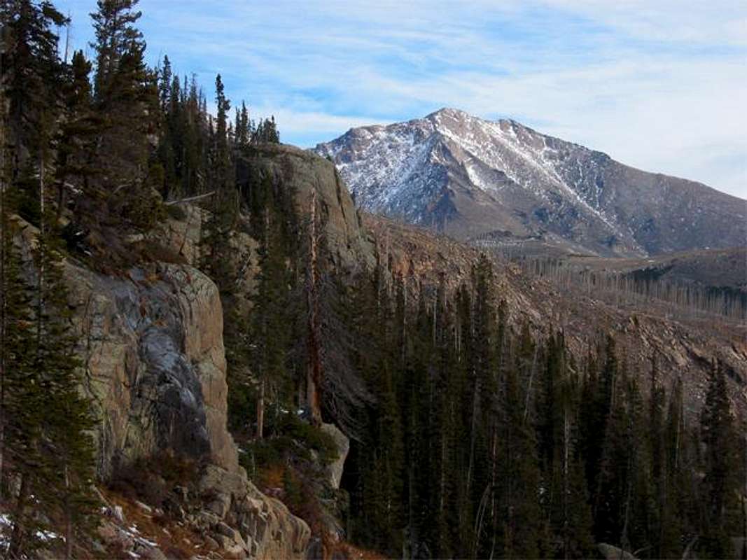 Mount Meeker as seen from the... : Photos, Diagrams & Topos : SummitPost