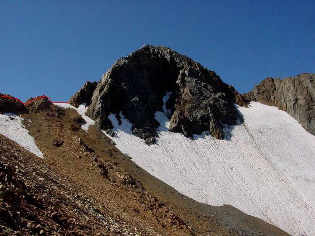 The Northeast Ridge route... : Photos, Diagrams & Topos : SummitPost