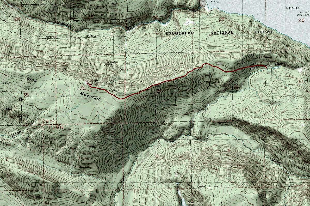 Map of the Standard Route : Photos, Diagrams & Topos : SummitPost