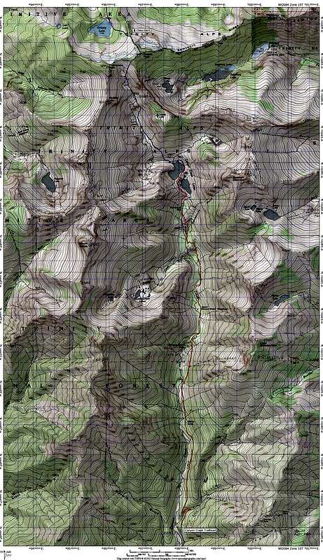 Caesar Peak Route Map : Photos, Diagrams & Topos : SummitPost