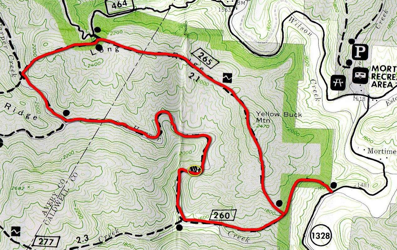 Loop Hike Route : Photos, Diagrams & Topos : SummitPost