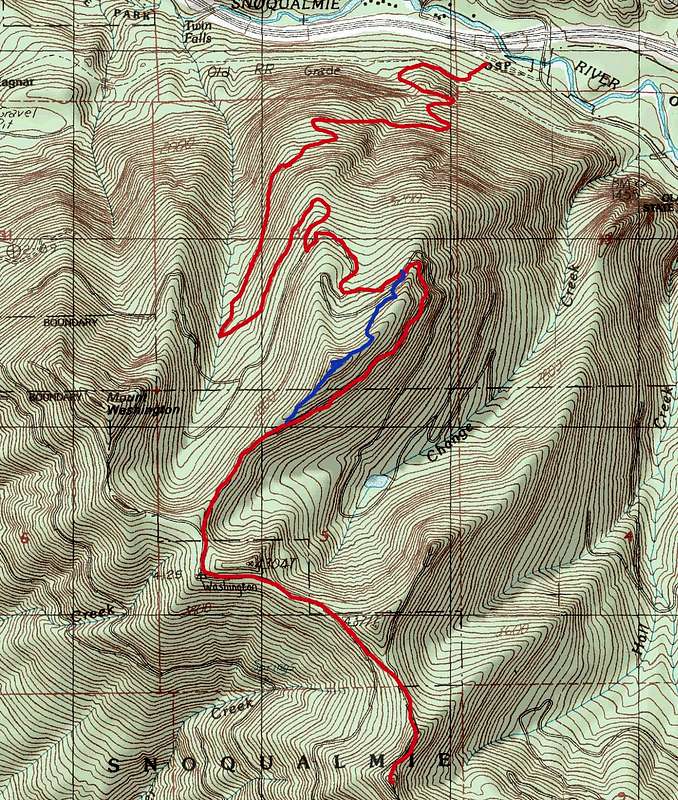 Approximate Map of Our Route : Photos, Diagrams & Topos : SummitPost