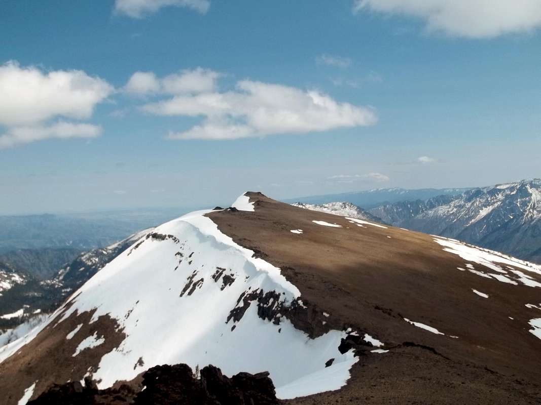 Looking over to the where the summit register is : Photos, Diagrams ...