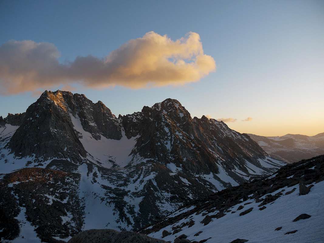 Sunset Over Darwin Lakes : Photos, Diagrams & Topos : SummitPost