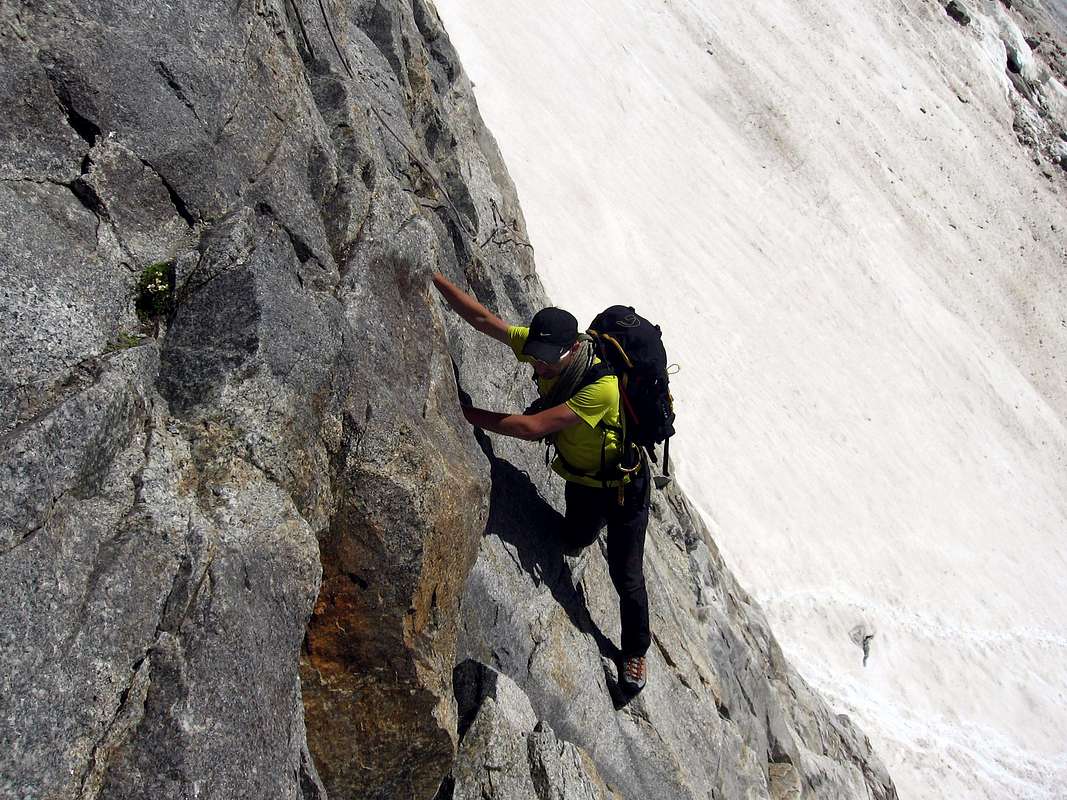 The fixed ropes : Photos, Diagrams & Topos : SummitPost