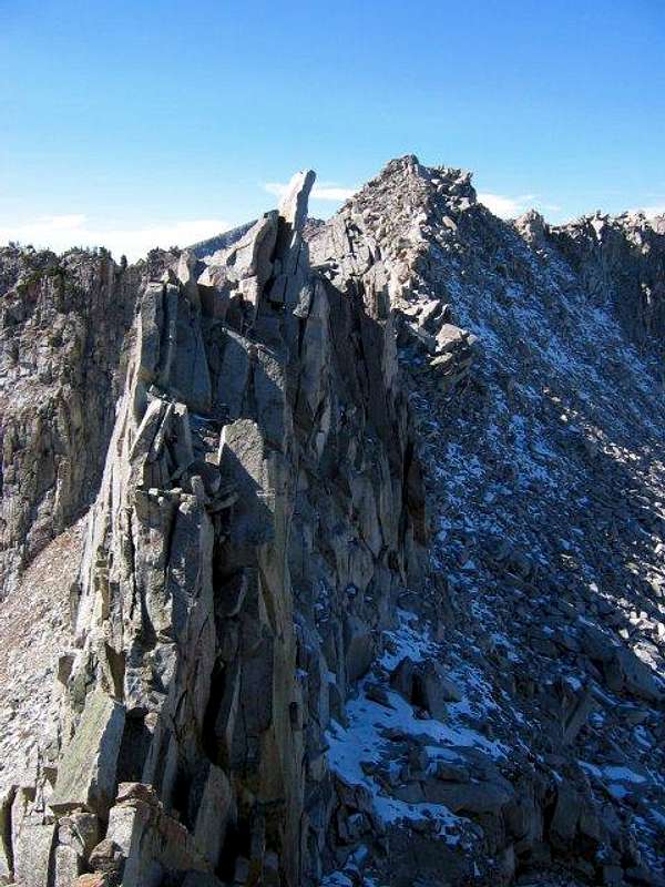 A portion of the ridge during... : Photos, Diagrams & Topos : SummitPost