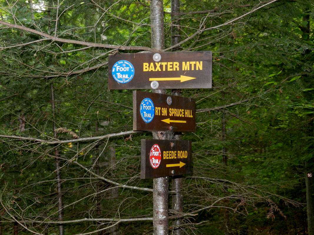 Baxter Trail Sign : Photos, Diagrams & Topos : SummitPost