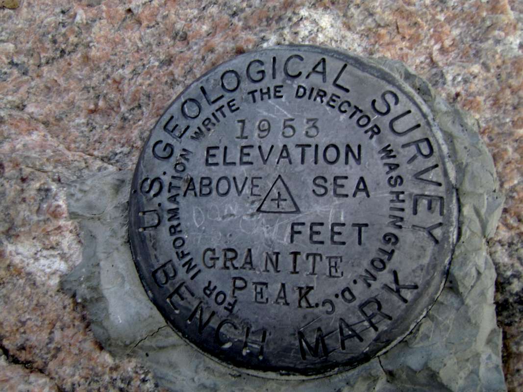 Granite Peak-USGS summit marker : Photos, Diagrams & Topos : SummitPost