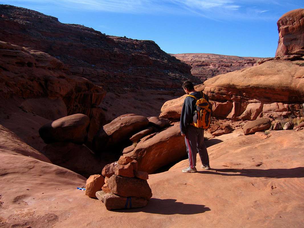 First Rappel And The Anchor Photos Diagrams Topos Summitpost