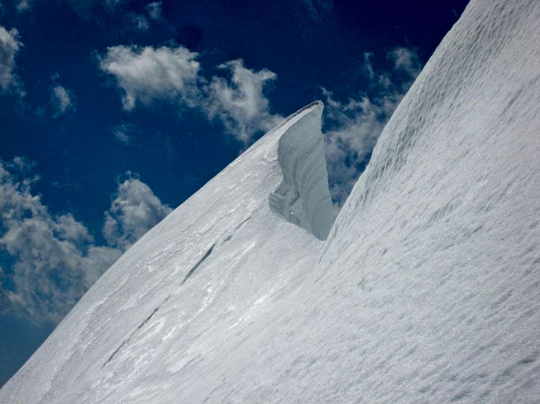 Beautiful Snow Formation : Photos, Diagrams & Topos : SummitPost