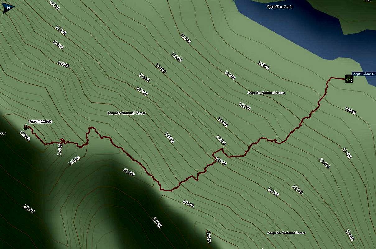 Route overview : Photos, Diagrams & Topos : SummitPost