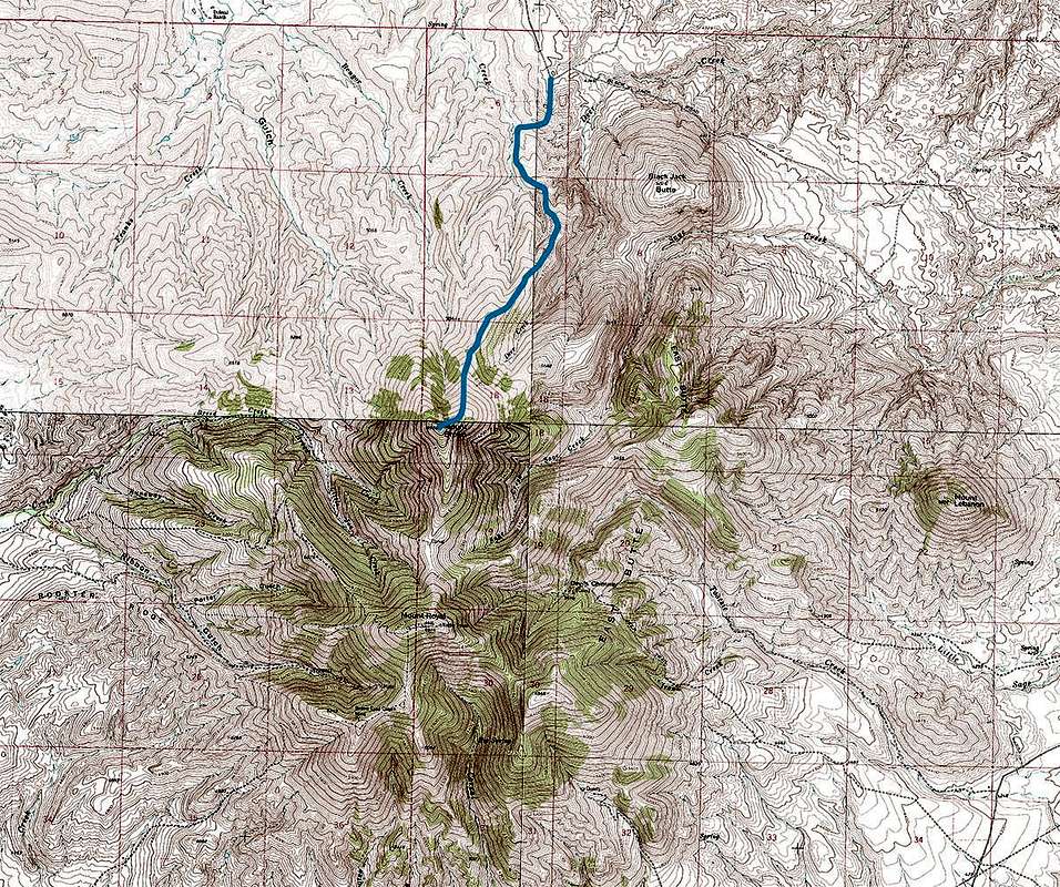 Mount Brown Route Map : Photos, Diagrams & Topos : SummitPost