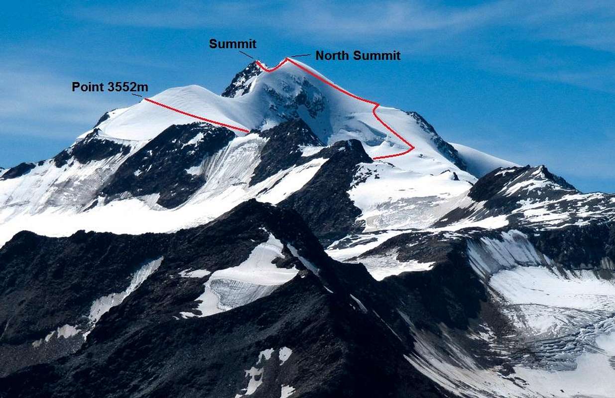 Wildspitze with Rofenkarferner Route : Photos, Diagrams & Topos ...