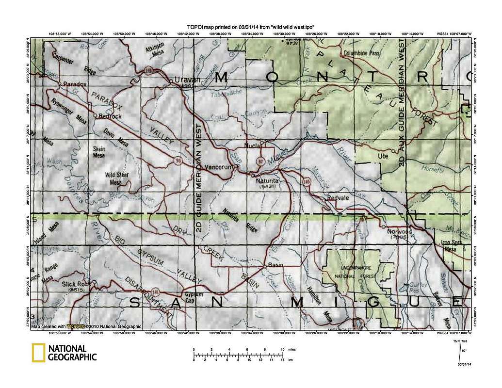 Map of Wild Wild West : Photos, Diagrams & Topos : SummitPost