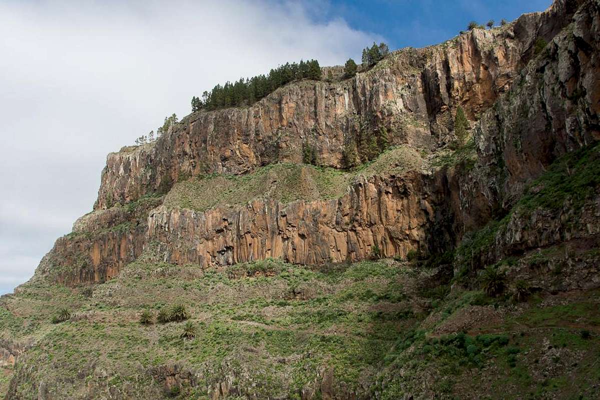 Red basalt walls : Photos, Diagrams & Topos : SummitPost