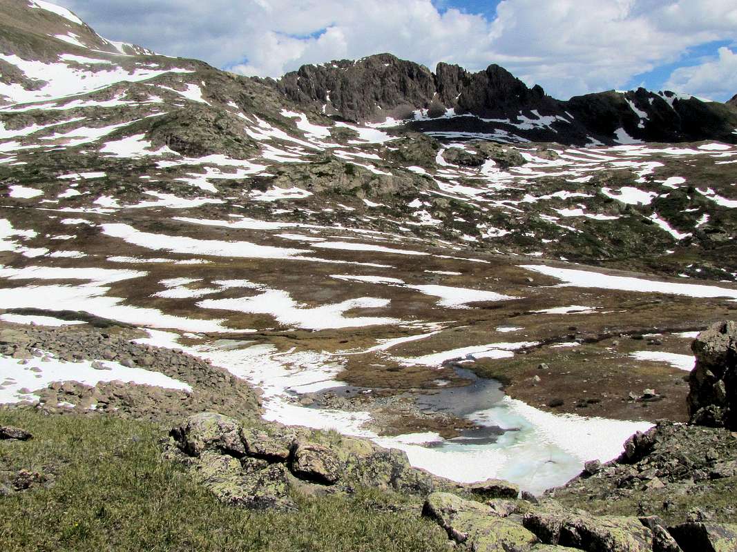 From the flat area at the base of the eastern slopes : Photos, Diagrams ...