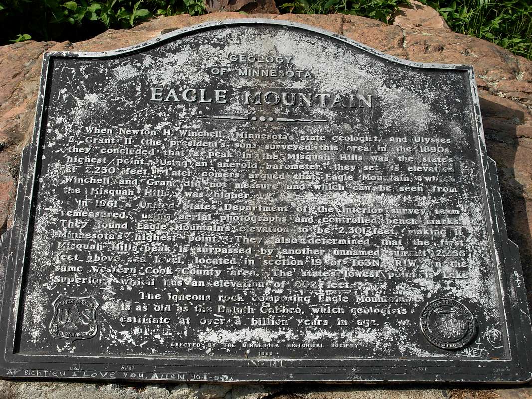 Eagle Mtn Summit Plaque : Photos, Diagrams & Topos : SummitPost