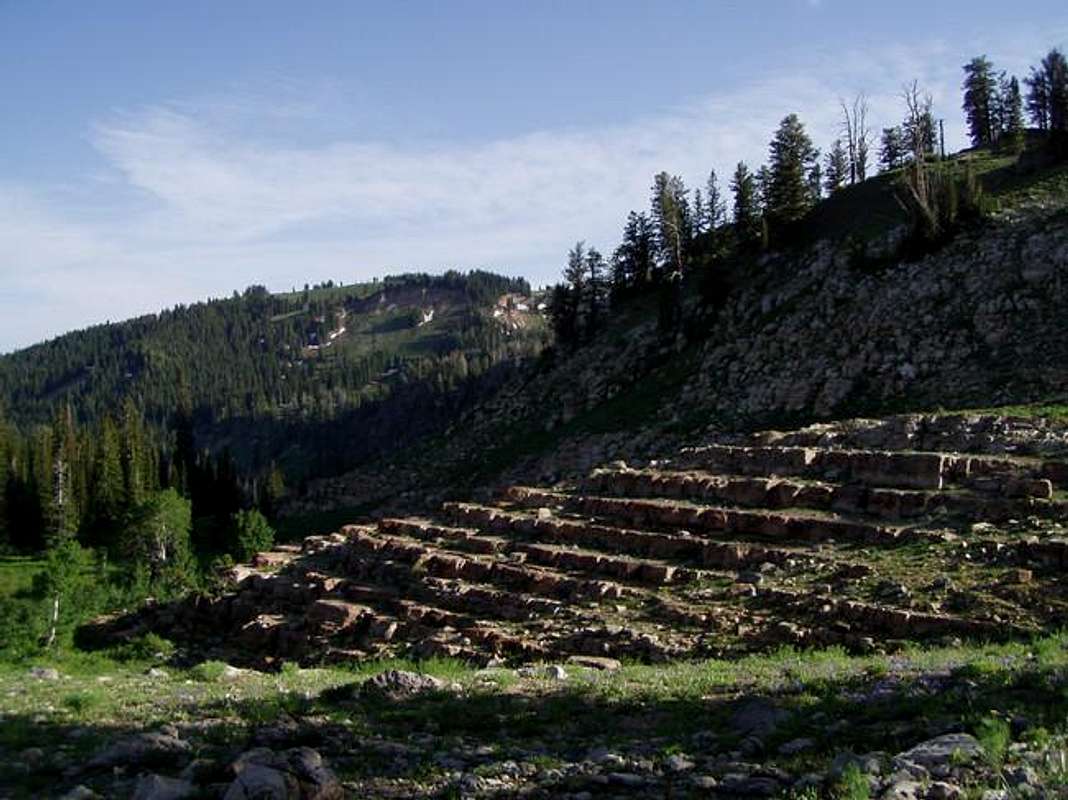 The unique rock terraces near... : Photos, Diagrams & Topos : SummitPost