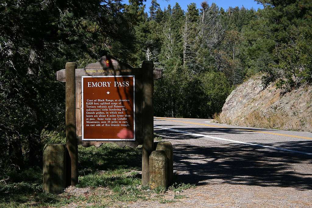 Emory Pass Historic Marker : Photos, Diagrams & Topos : SummitPost