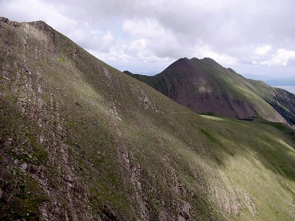 End of Phantom Terrace-Venable Trail, Sangre De Cristo Mtns, Colorado ...