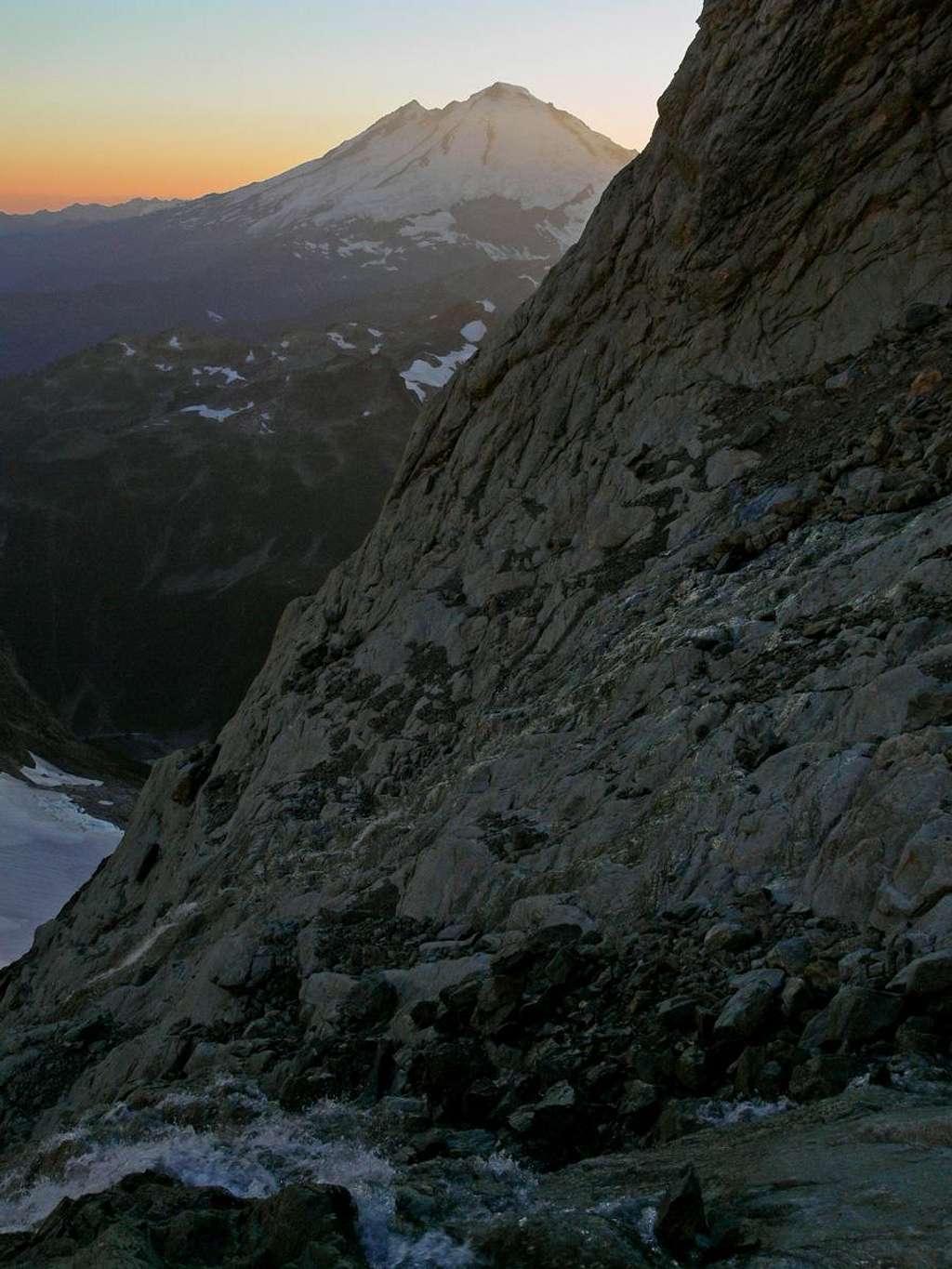 Evening View of Mount Baker : Photos, Diagrams & Topos : SummitPost