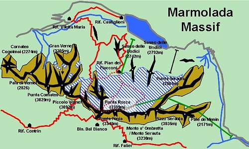 Marmolada Group : Climbing, Hiking & Mountaineering : SummitPost